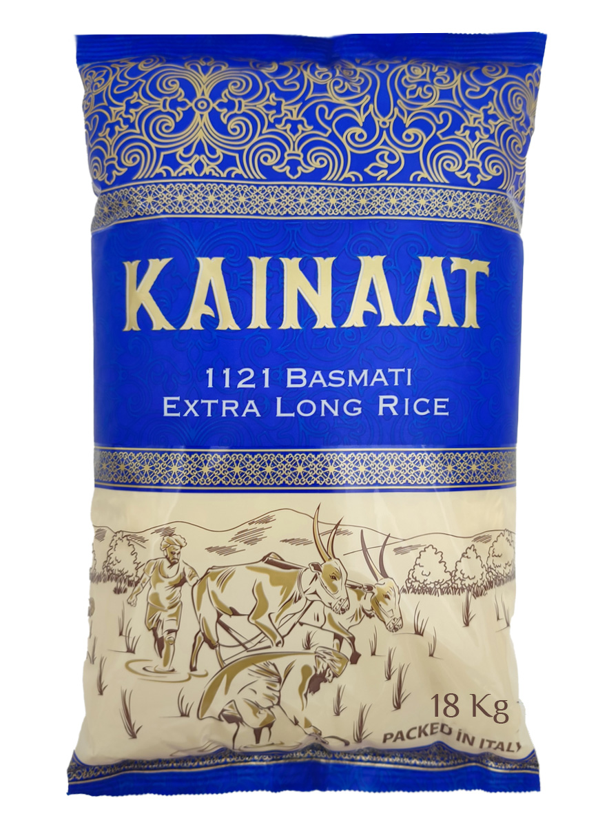 BASMATI KAINAAT 1121 RICE 18KG - FreshTropical