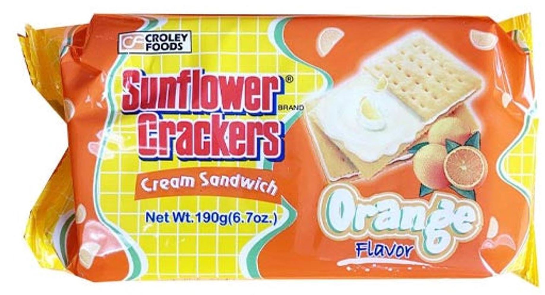 PH SUNFLOWER CRACKER ORANGE 42X190G - FreshTropical