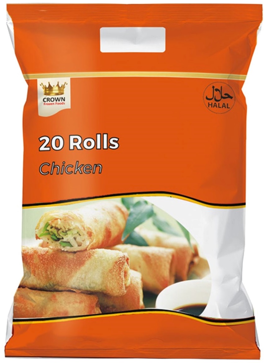 CROWN CHICKEN ROLLS 15x700GR - FreshTropical