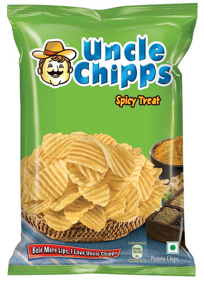 CHIPS LAYS(IND) UNCLE SPICY TREAT 24X50G - FreshTropical