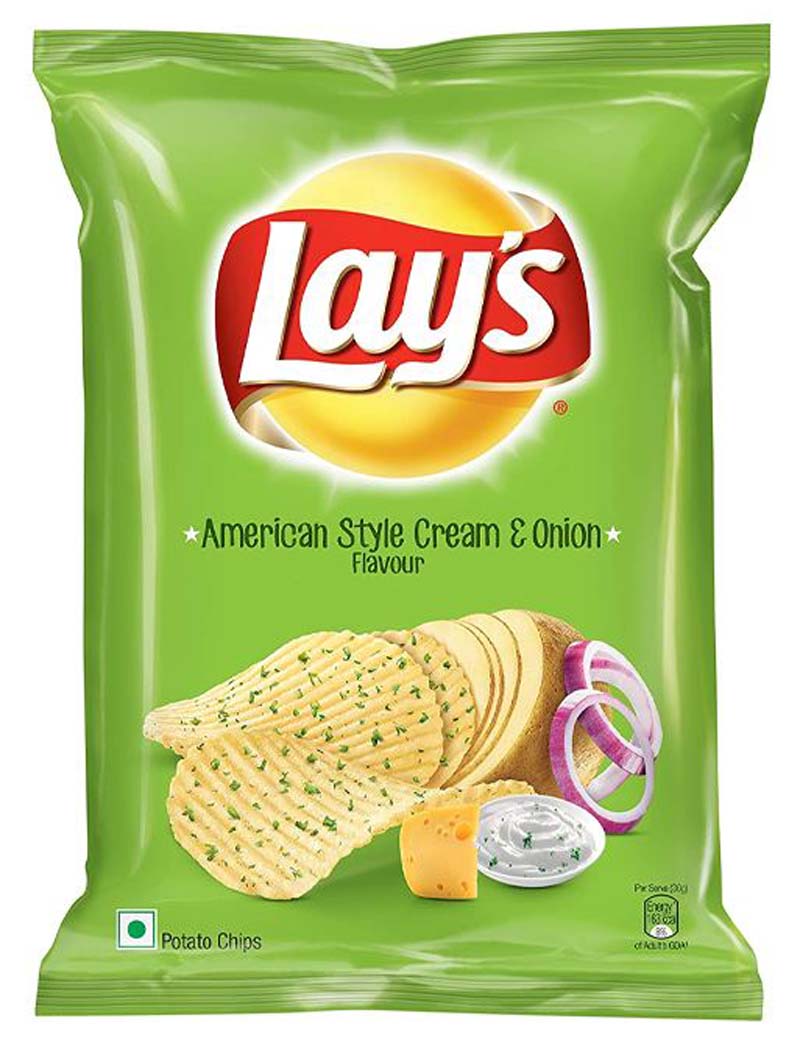 CHIPS LAYS(IND) AMERICAN STYLE 24X50G - FreshTropical
