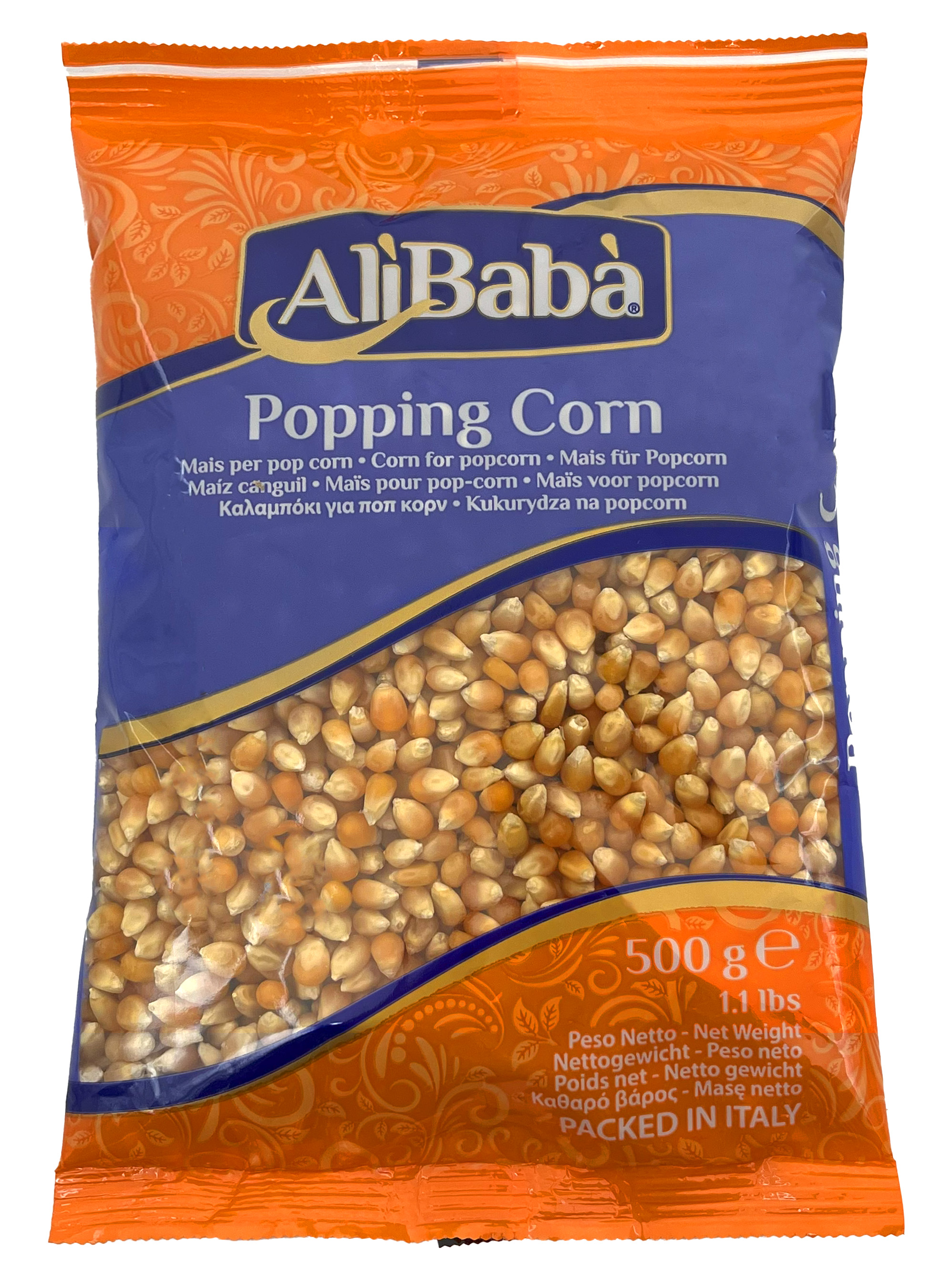 POPCORN(MAIS) ALI BABA 21X500G - FreshTropical