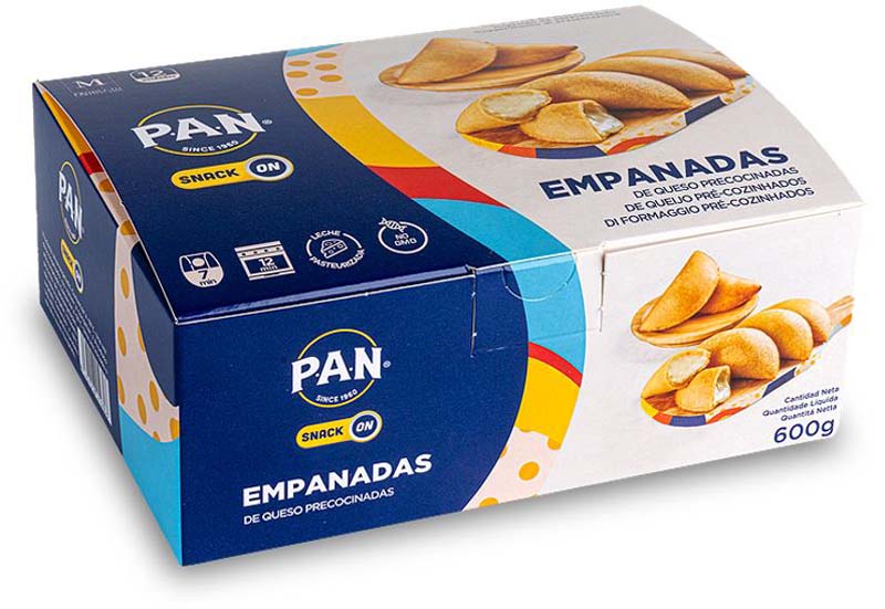 PE PAN EMPANADAS DE QUESO GELO 600G CNF - FreshTropical
