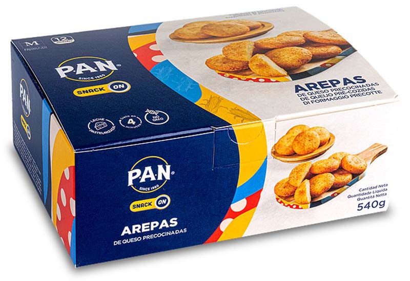 PE PAN AREPAS DE QUESO GELO 540G CNF - FreshTropical