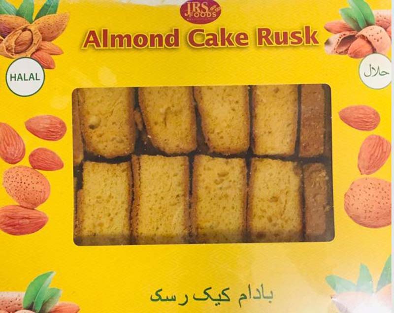 JRS CAKE RUSK ALMOND 10X750G - FreshTropical