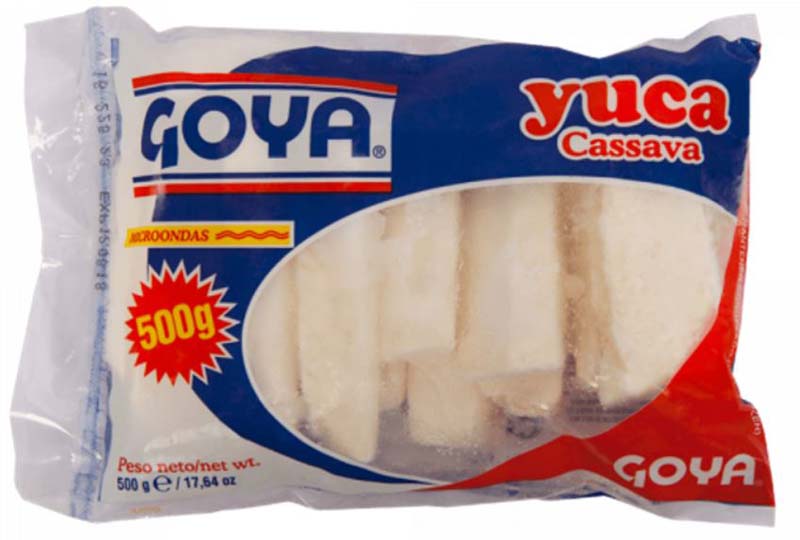 PE GELO MANIOCA YUCA TROZOS 24X500G GOYA - FreshTropical