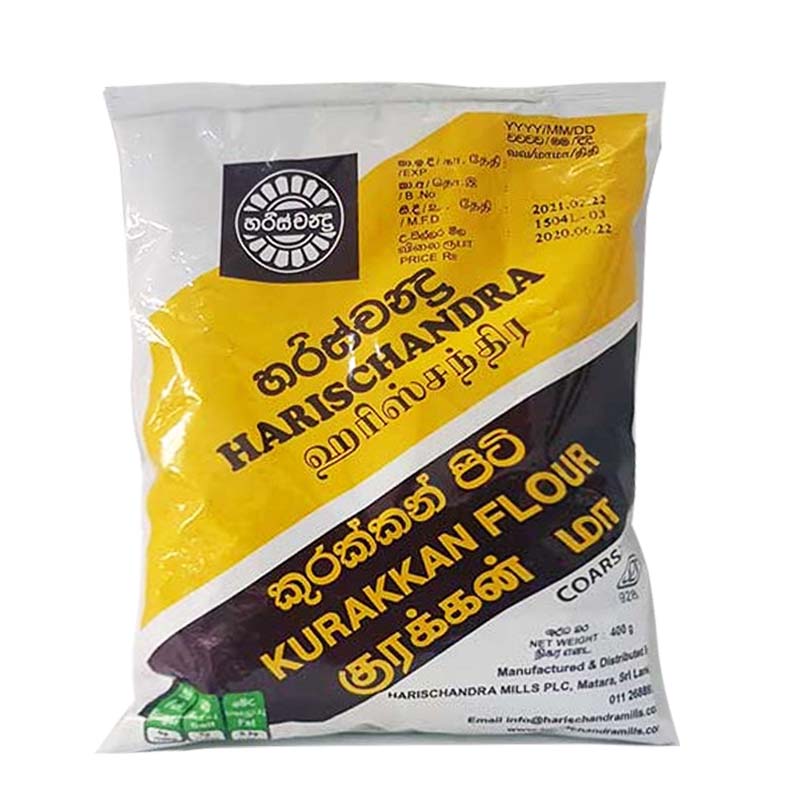 KURAKKAN FLOUR HARISCHANDRA 10X400G - FreshTropical