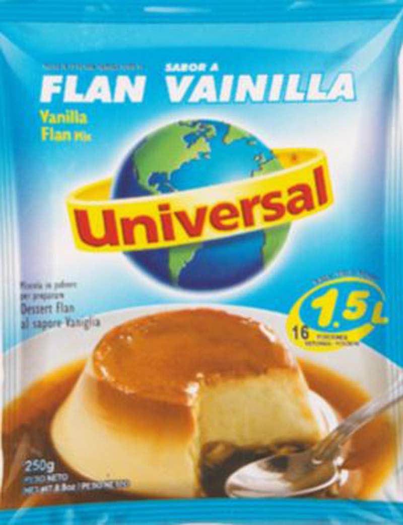 UNIVERSAL FLAN VANILLA 9X250G - FreshTropical