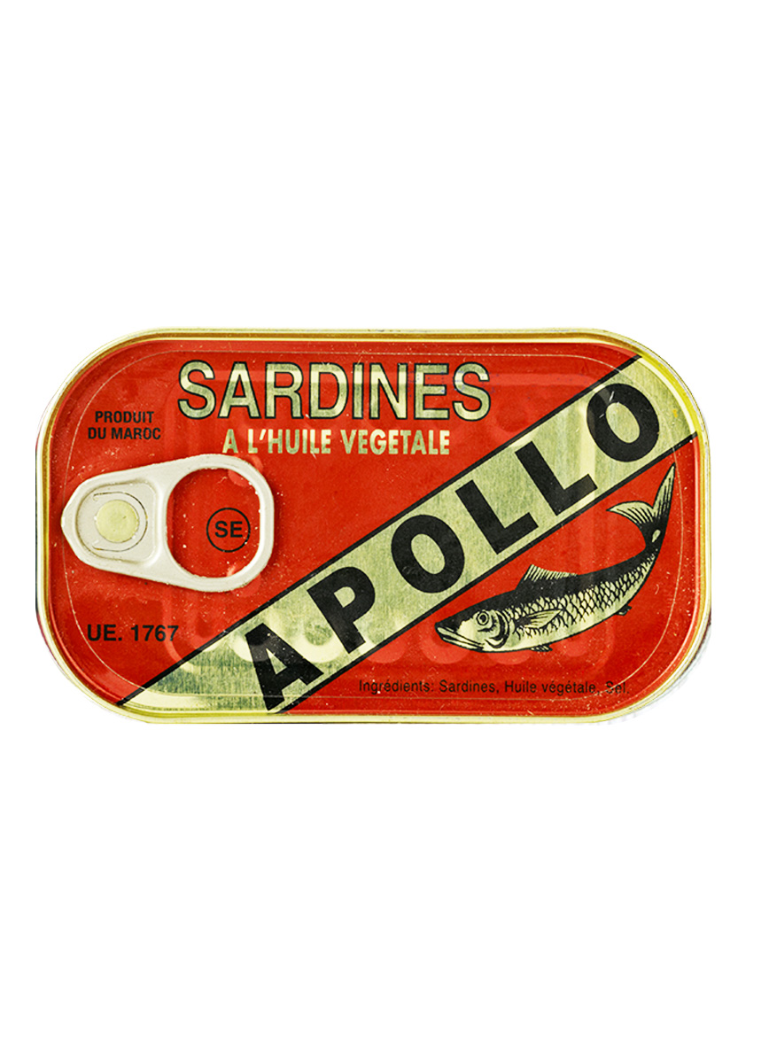 SARDINE APOLLO VEGETABLE OIL 50x125GR - FreshTropical