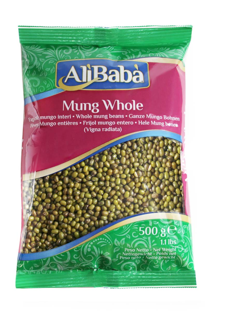 MUNG WHOLE(BEANS) ALI BABA 21X500G - FreshTropical