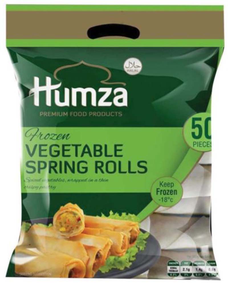 HUMZA VEGETABLE ROLLS 10X650G FROZEN - FreshTropical