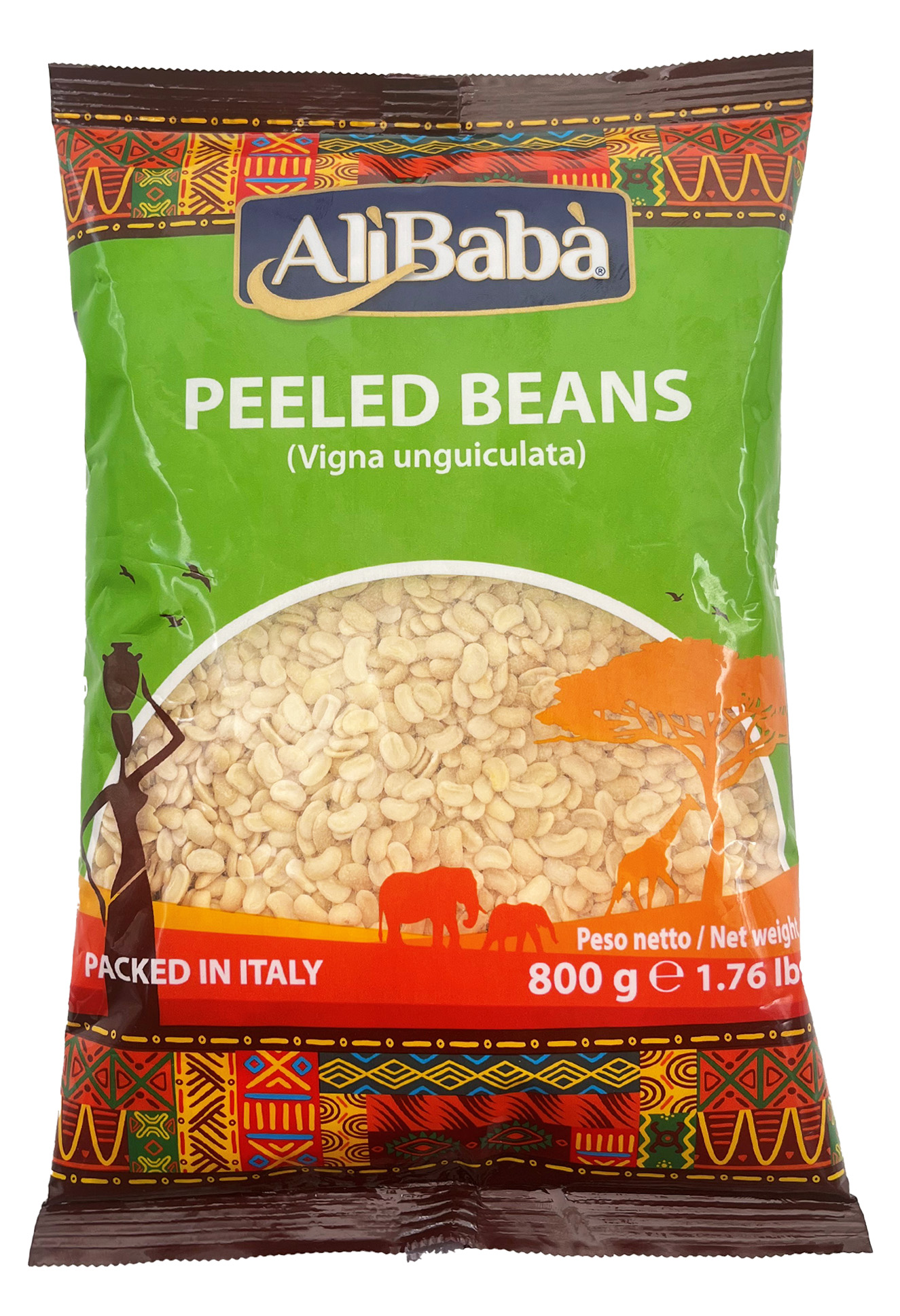 PEELED BEANS ALI BABA 10X800G - FreshTropical