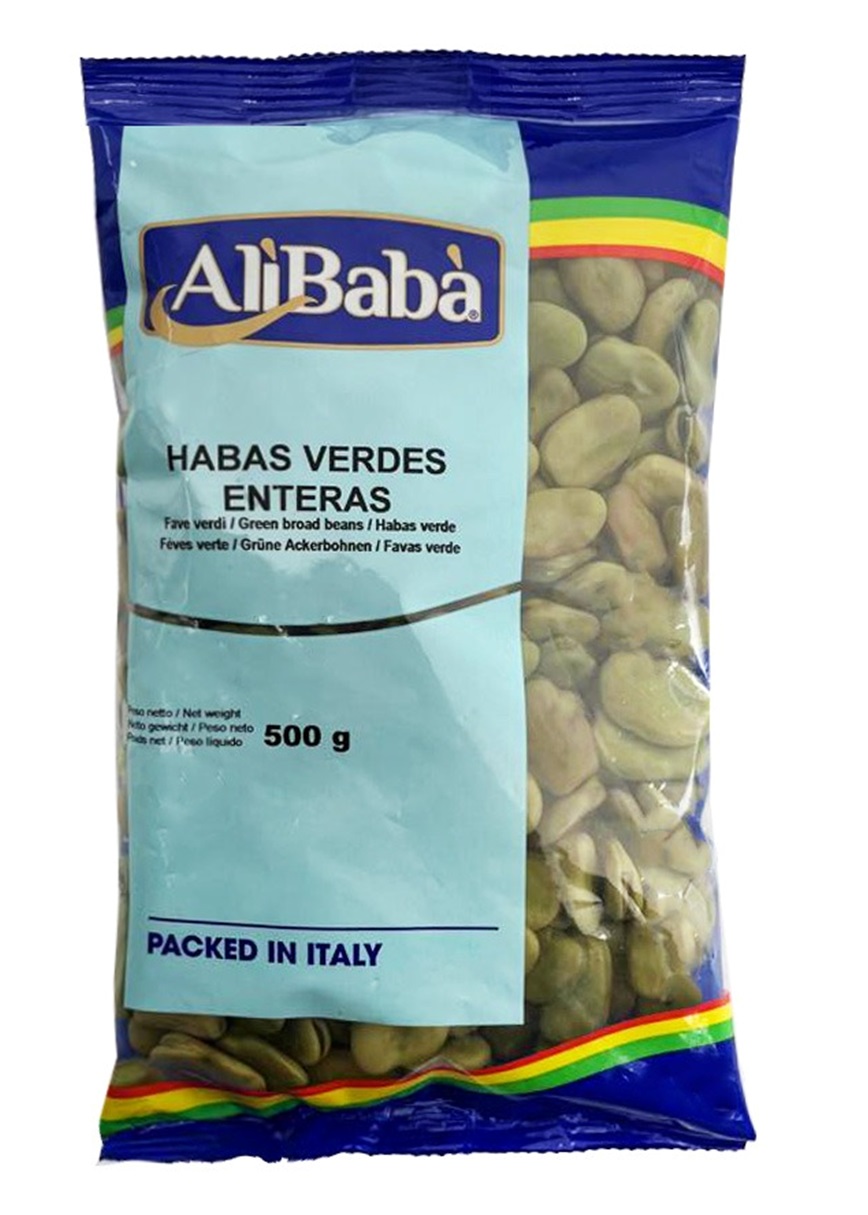 HABAS GREEN DRIED FAVE 15X500G ALI BABA - FreshTropical