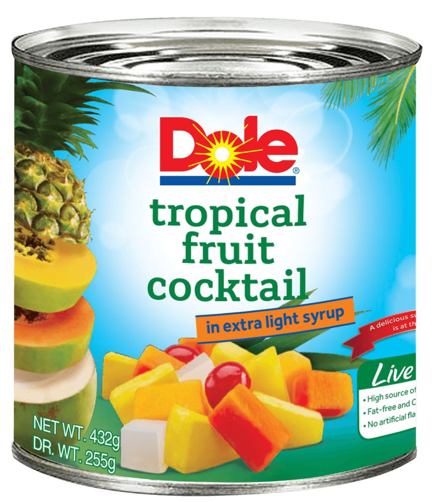 PH DOLE TROPICAL FRUIT COCKTAIL 24X432G - FreshTropical