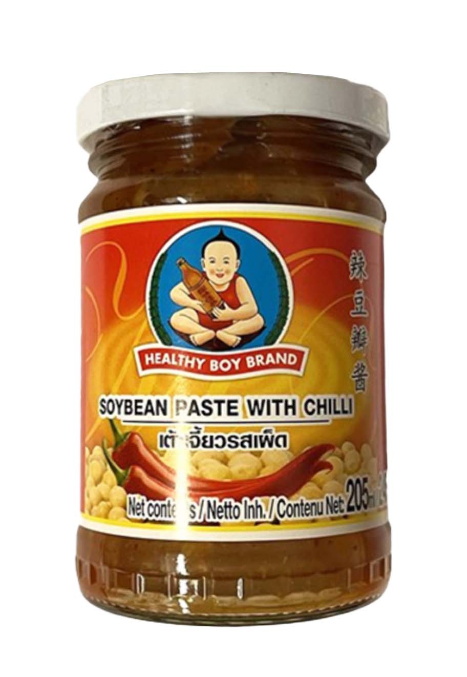 HEALTHY BOY SOYBEAN PASTE CHILLI 12X245G - FreshTropical