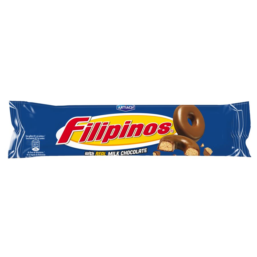 PH FILIPINOS COOKIES MILK CHOCO 12X128G - FreshTropical