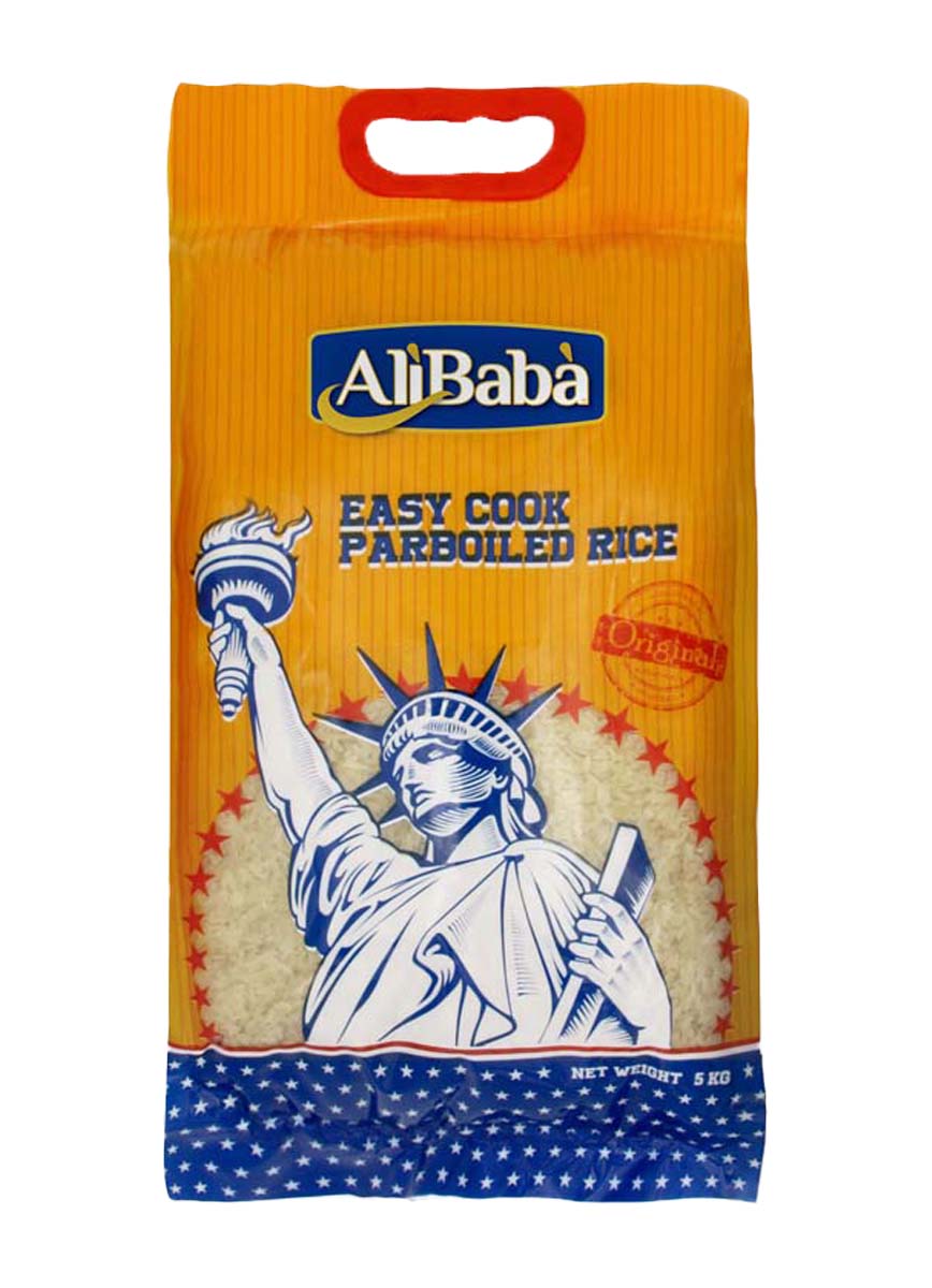 PARBOILED FLY EASY COOK ALI BABA 5X5KG - FreshTropical