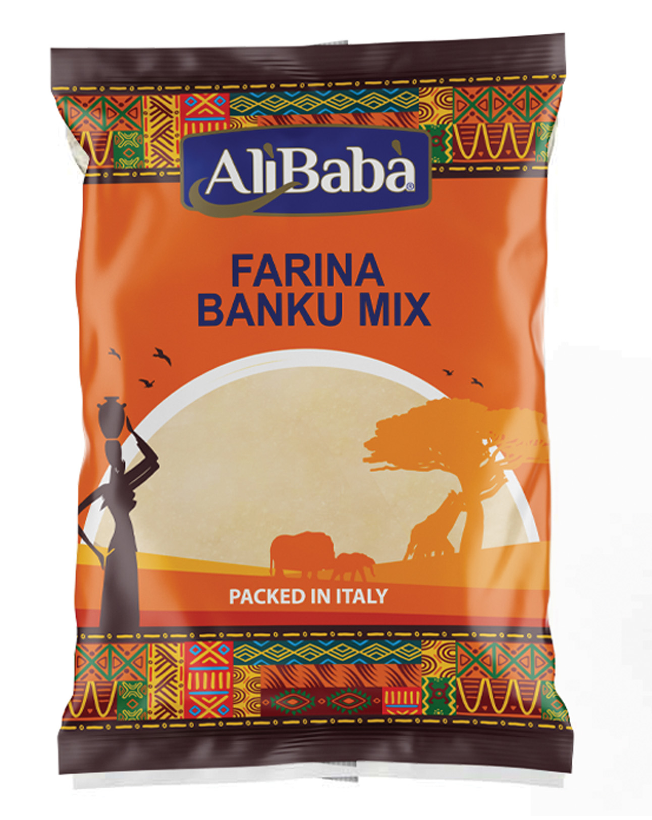 FARINA BANKU MIX ALI BABA 12X1KG - FreshTropical