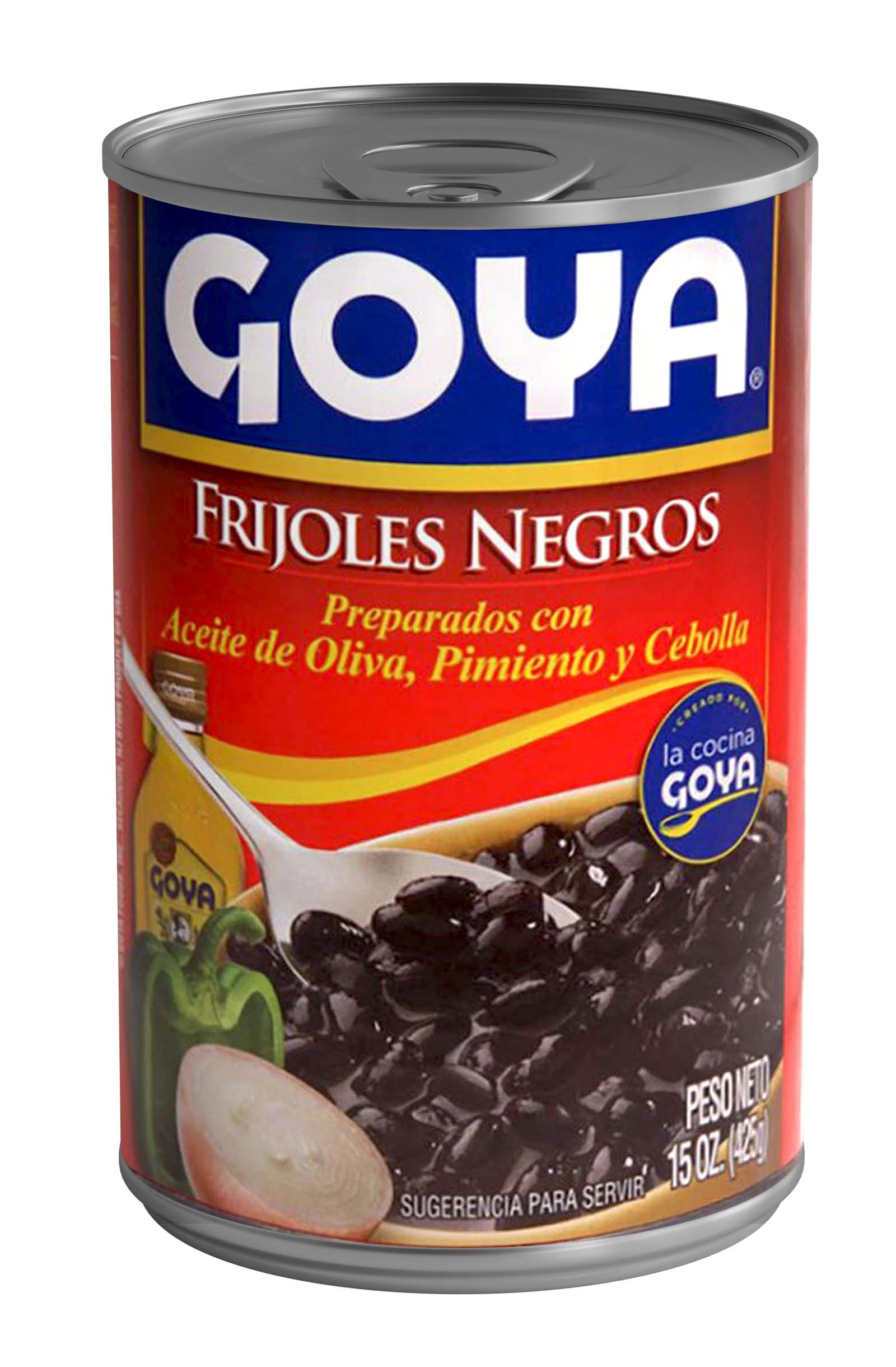 BLACK BEANS CANNED GUISADO 12X425G GOYA - FreshTropical