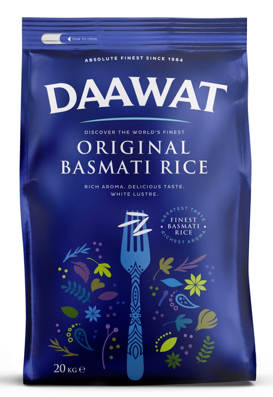 BASMATI DAAWAT ORIGINAL RICE 20KG - FreshTropical